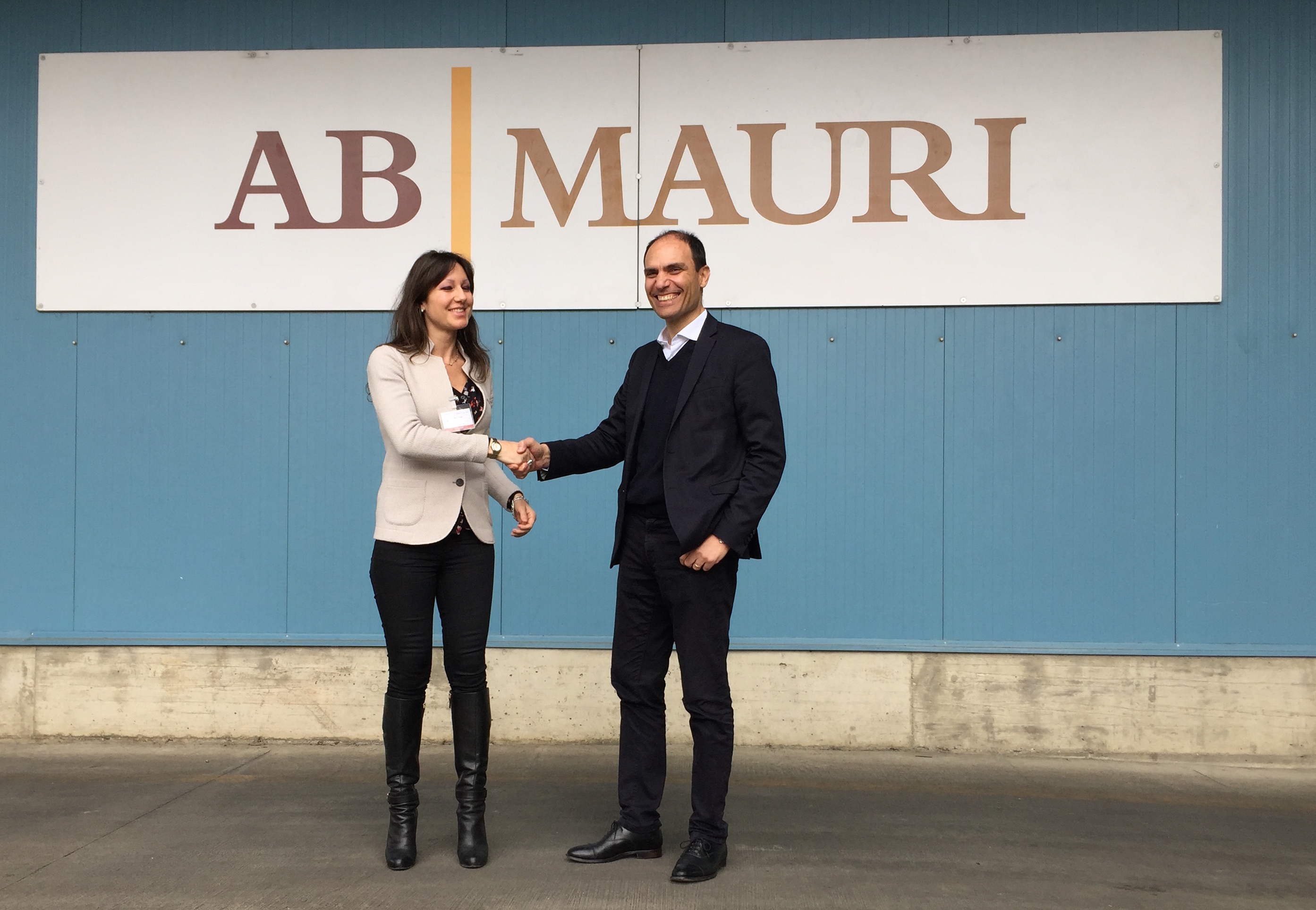 Elena Lucchini in visita ad AB Mauri - Casteggio Viva